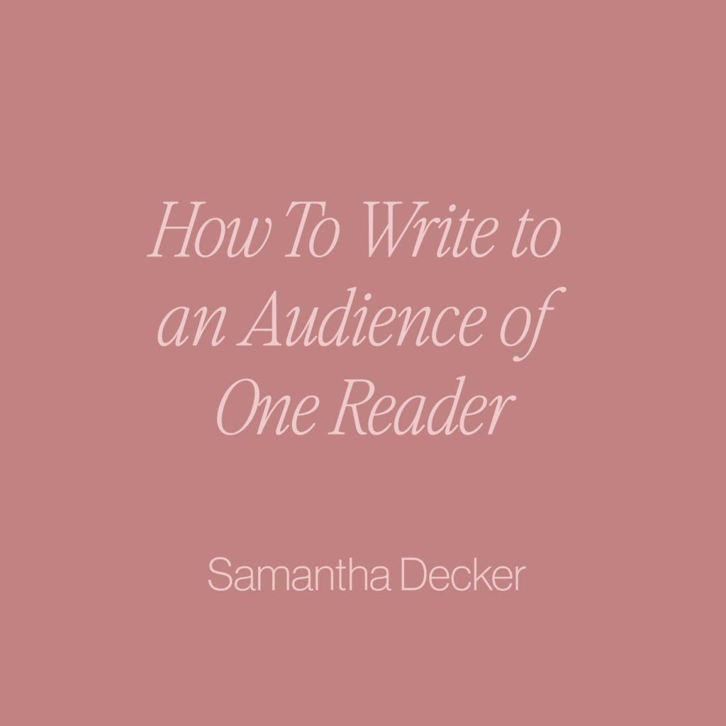 How To Write to an Audience of One Reader – COMPEL Pro Writers Training